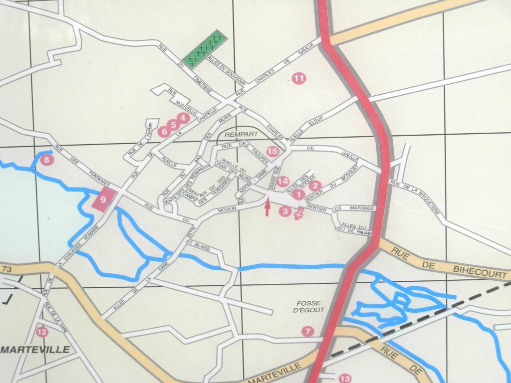 Plan de la ville – Vermand